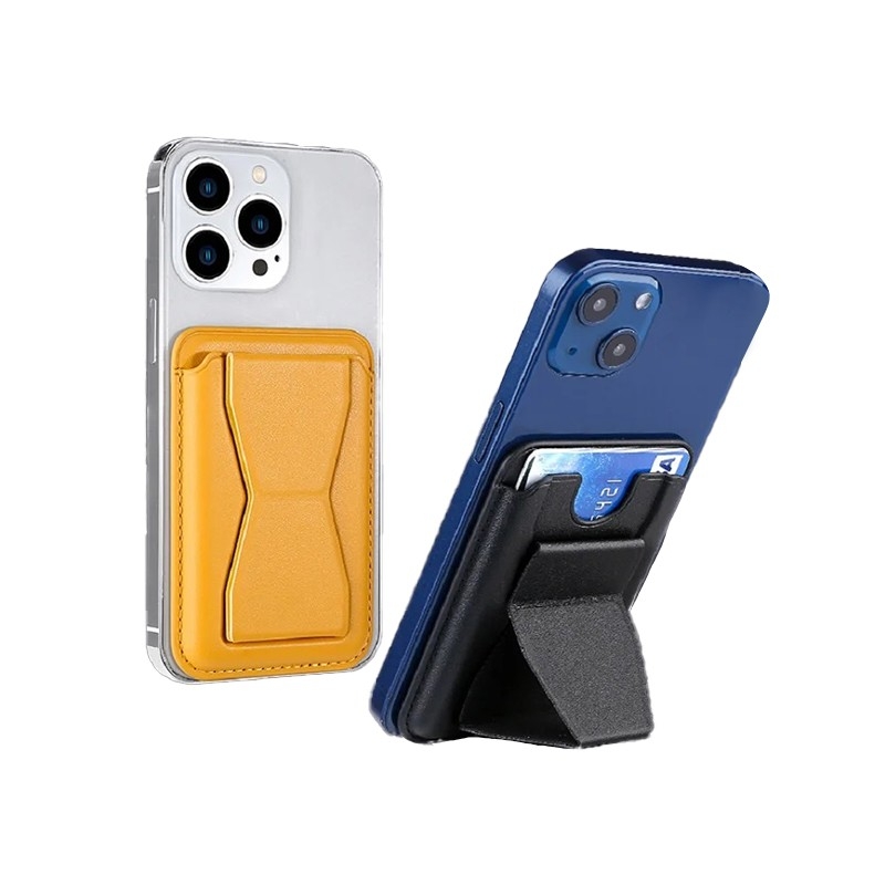PU LEATHER- MOBILE CARD HOLDER WITH STAND - Sagana International